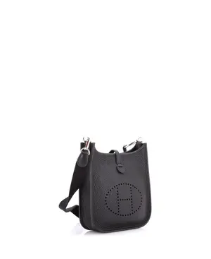Hermès Tpm Evelyne Bag Gen Iii Clemence - Black