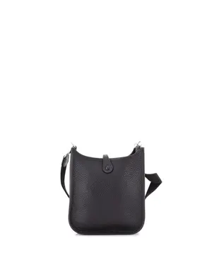 Hermès Tpm Evelyne Bag Gen Iii Clemence - Black