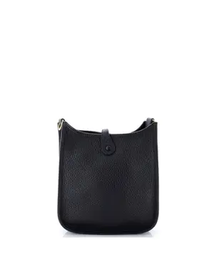 Hermès Tpm Evelyne Bag Gen Iii Clemence - Black