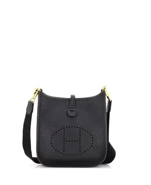 Hermès Tpm Evelyne Bag Gen Iii Clemence - Black