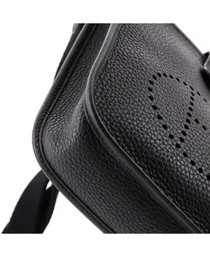 Hermès Tpm Evelyne Bag Gen Iii Clemence - Black