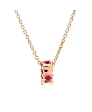 BVLGARI Serpenti Viper Pendant Necklace - Pink