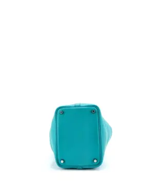 Hermès Pm Picotin Lock Bag Clemence - Blue