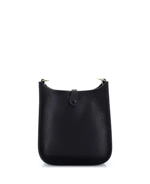 Hermès Tpm Evelyne Bag Gen Iii Clemence - Black