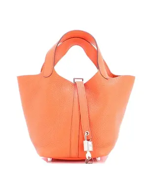 HERMES Pm Picotin Lock Bag Clemence