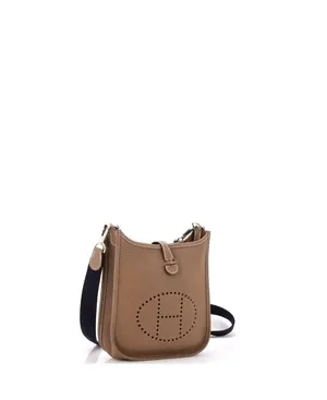 Hermès Tpm Evelyne Bag Gen Iii Clemence - Brown