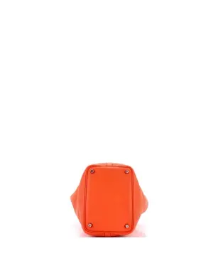 Hermès Pm Picotin Lock Bag Clemence - Orange