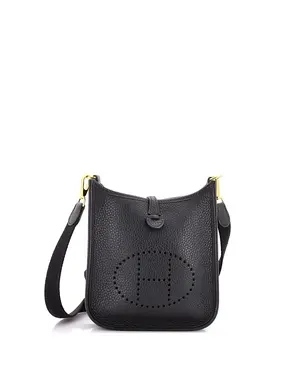 Hermès Tpm Evelyne Bag Gen Iii Clemence - Black