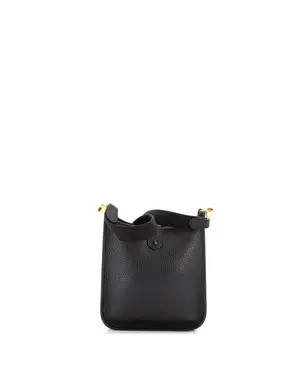Hermès Tpm Evelyne Bag Gen Iii Clemence - Black