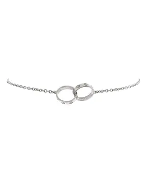 CARTIER Love Interlocking Bracelet - White