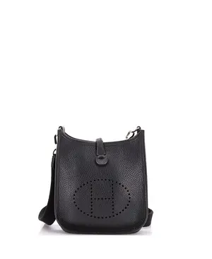 Hermès Tpm Evelyne Bag Gen Iii Clemence - Black