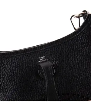 Hermès Tpm Evelyne Bag Gen Iii Clemence - Black
