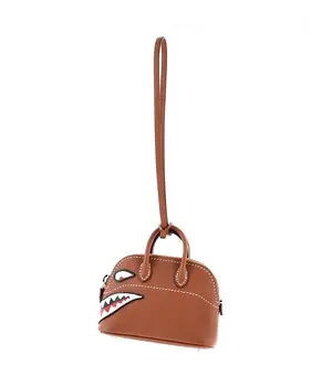 Hermès Bolide Shark Bag Charm - Brown