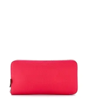 HERMES Long Azap Zip Around Wallet Silk'in Epsom - Pink