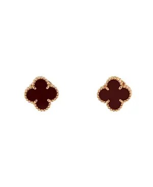 VAN CLEEF & ARPELS Sweet Alhambra Stud Earrings