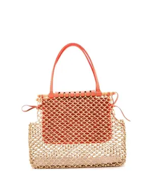 GOYARD Aligre Bag Raffia Net With Coated Canvas