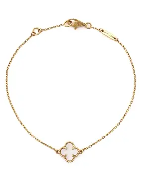 VAN CLEEF & ARPELS Sweet Alhambra Bracelet, By - K Gold