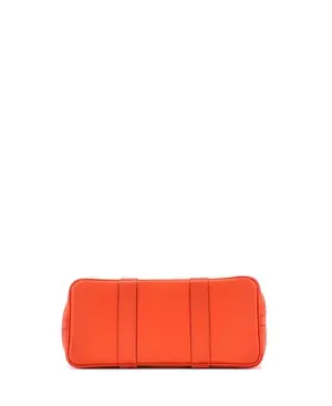 Hermès 30 Garden Party Tote Toile And Leather - Orange