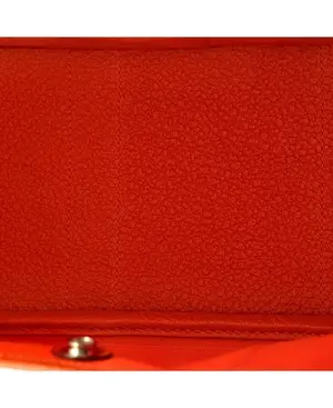 Hermès 30 Garden Party Tote Toile And Leather - Orange