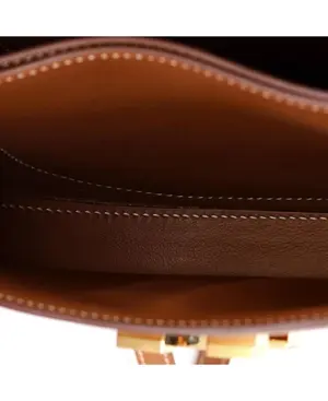Hermès 17 Mosaique Au 24 Bag Madame - Brown
