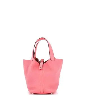 HERMES Pm Picotin Lock Bag Clemence
