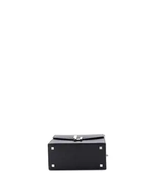 Hermès Cinhetic Top Handle Bag Verso Chevre Mysore - Black