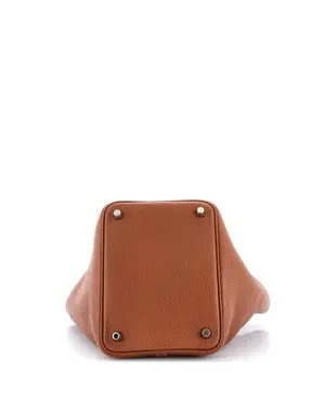 Hermès Pm Picotin Lock Bag Clemence - Brown
