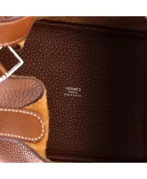 Hermès Pm Picotin Lock Bag Clemence - Brown