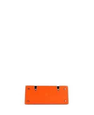 Goyard Pm Saigon Top Handle Bag Coated Canvas With Leather - Orange