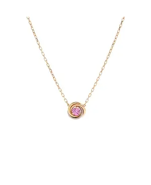 CARTIER Trinity Diamond Sapphire Pendant Necklace - Gold
