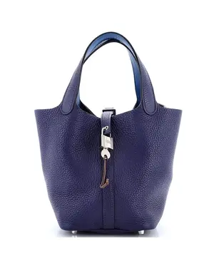 HERMES Pm Eclat Picotin Lock Bag Clemence With Swift