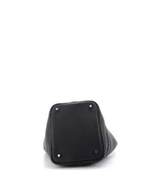 Hermès Mm Picotin Lock Bag Clemence - Black