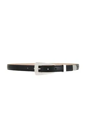 Khaite Lucca 25mm Leather Belt - Black