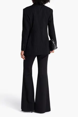 Brunello Cucinelli Bead-embellished Pinstriped Blazer