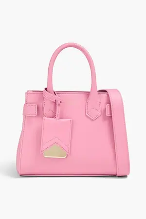 SERAPIAN Meline Mini Leather Tote - Pink