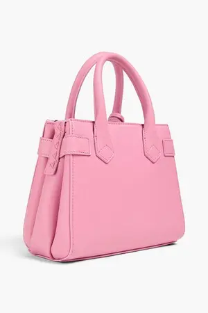 SERAPIAN Meline Mini Leather Tote - Pink
