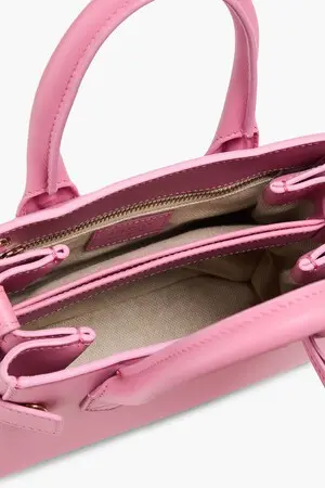 SERAPIAN Meline Mini Leather Tote - Pink