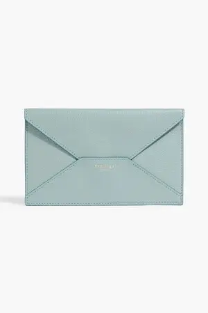 SERAPIAN Mask Envelope Pebbledleather Pouch - Sky Blue