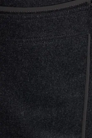 Brunello Cucinelli Wool-flannel Midi Wrap Skirt