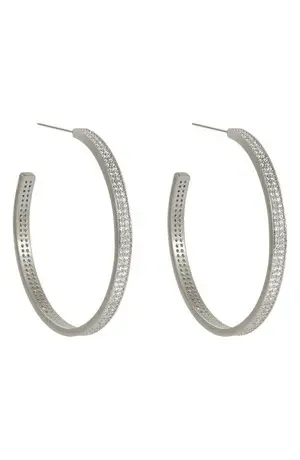 DEAN DAVIDSON Petite Pavé Midi Hoop Earrings
