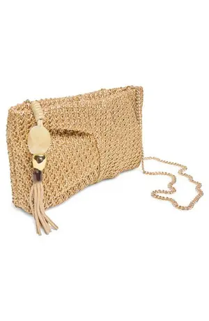Dolce Vita Lorena Woven Raffia Clutch