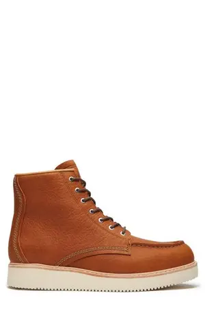Timberland Oak Forge Waterproof Leather Boots - Rust Full Grain