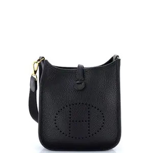 Hermès Evelyne Bag Gen Iii Clemence Tpm - Black