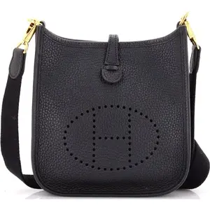 Hermès Evelyne Bag Gen Iii Clemence Tpm - Black