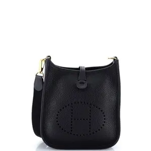 Hermès Evelyne Bag Gen Iii Clemence Tpm - Black
