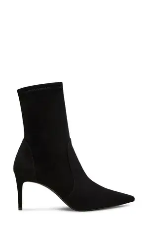 STUART WEITZMAN Pointed Toe Stiletto Bootie - Black