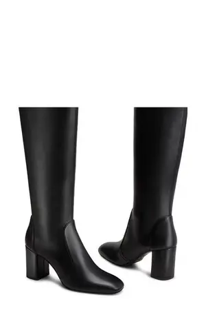 STUART WEITZMAN Lucie Knee High Block Heel Boots