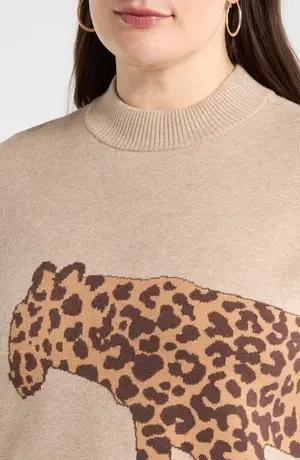 SUGARLIPS Jazara Leopard Sweater