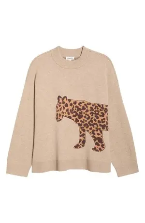 SUGARLIPS Jazara Leopard Sweater