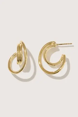 OTIUMBERG 14kt Gold Vermeil Earrings - Yellow Toned Gold